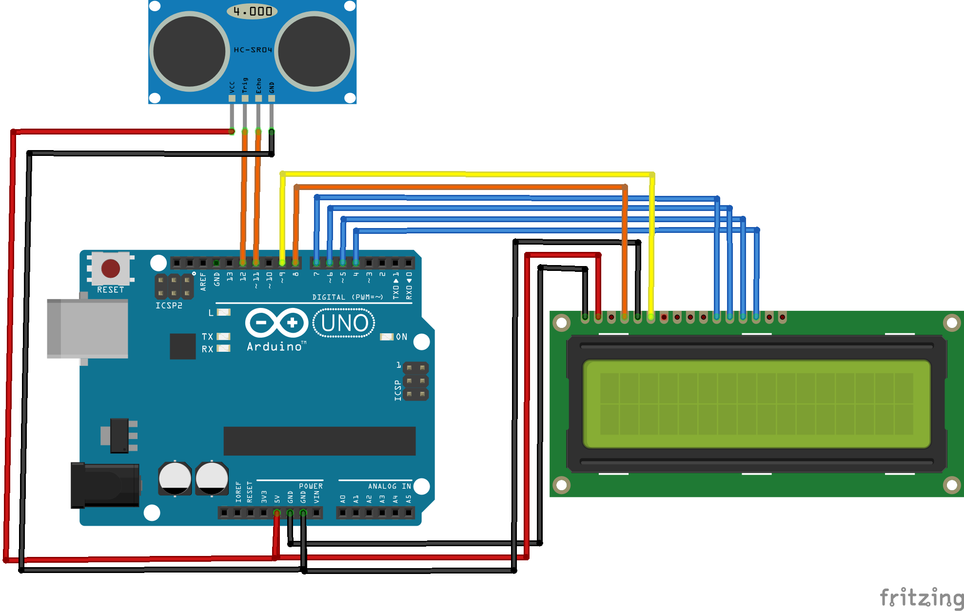 Đo lường khoảng cách dựa vào Arduino và cảm biến siêu âm